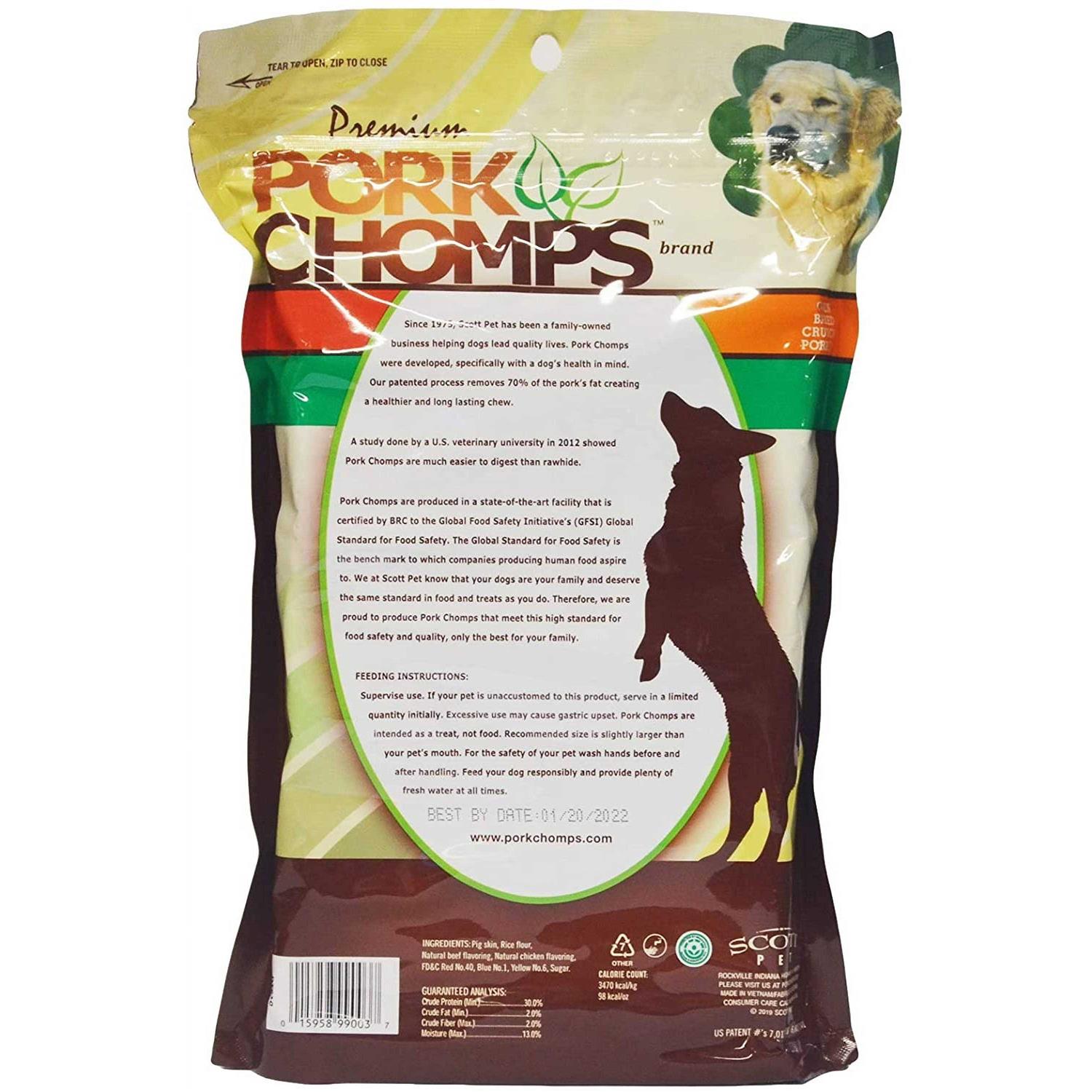 Pork Chomps Munchy Sticks Dog Treat Assorted Flavors - Pet Supplies ...